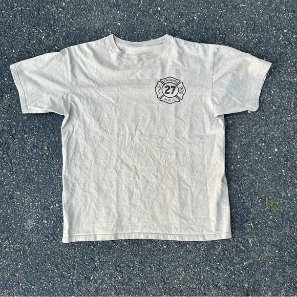 Shirts | Vintage Fire Dept Tee Anvil Tag Cut Off | Poshmark